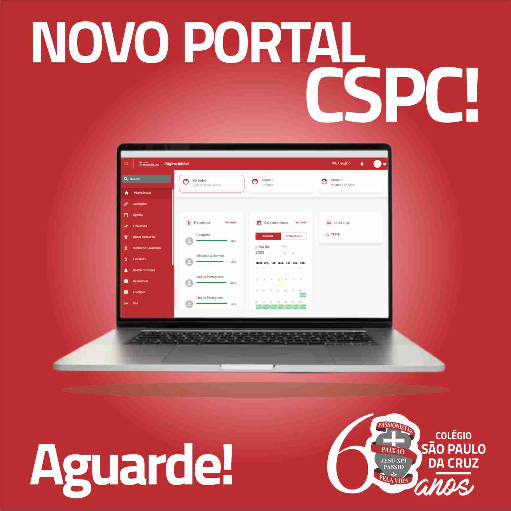 NOVO PORTAL CSPC - Colégio São Paulo da Cruz | Barreiro | BH